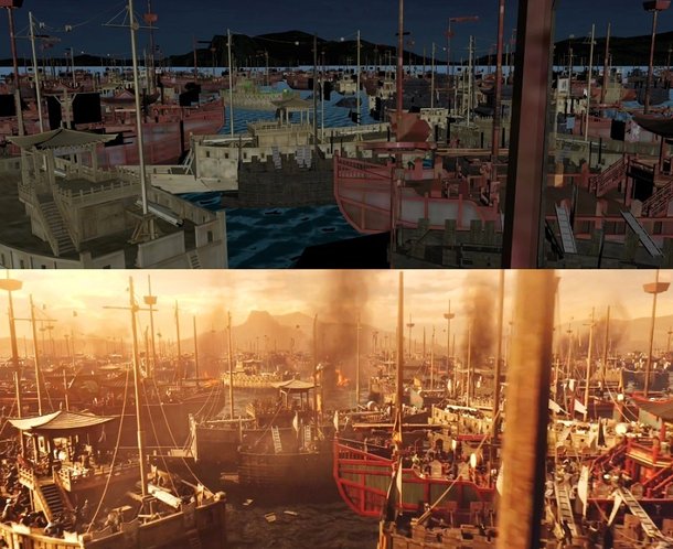 M83, VFX 기술로 영화 '노량' 대규모 해상 전투 제작 : 네이트 뉴스