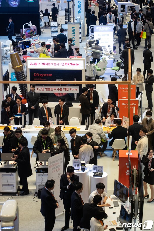 치과의사들로 붐비는 DENTEX 2024 : 네이트 뉴스