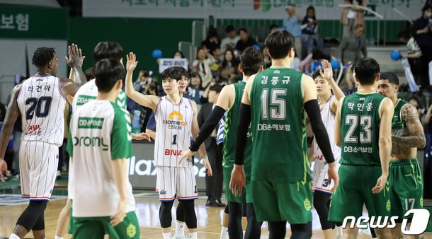 부산 KCC 4강 PO 1차전 원주 DB 상대 승리 : 네이트 스포츠