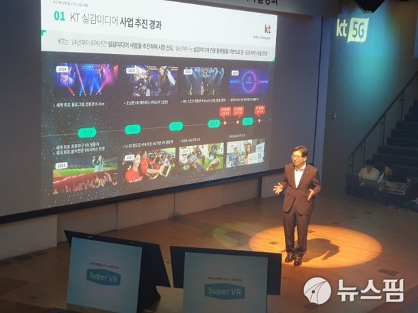 "5G 콘텐츠 선점"…KT, 4K 무선 '슈퍼VR' 출시 : 네이트 뉴스