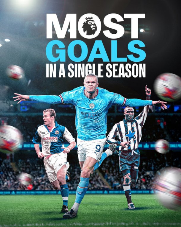 [EPL] '35호골' 홀란드, 단일 시즌 최다골…맨시티, 1위 탈환 : 네이트 스포츠