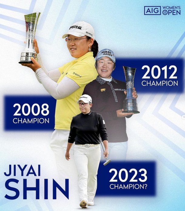 [LPGA] 신지애, AIG여자오픈 3위…릴리아 부, 메이저 2승 : 네이트 스포츠