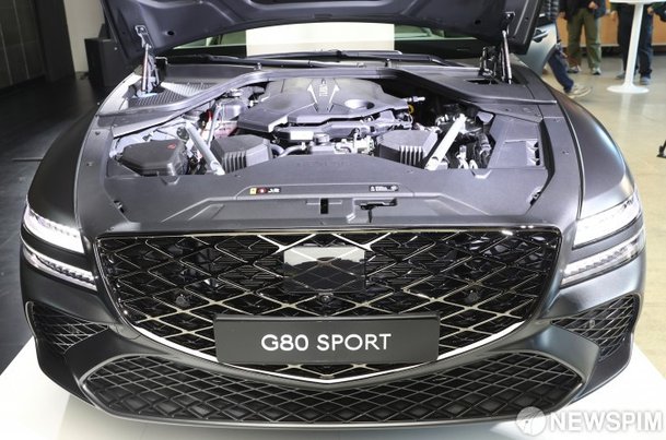 G80 스포츠 부분변경,스포티한 전면 그릴과 엔진 : 네이트 뉴스