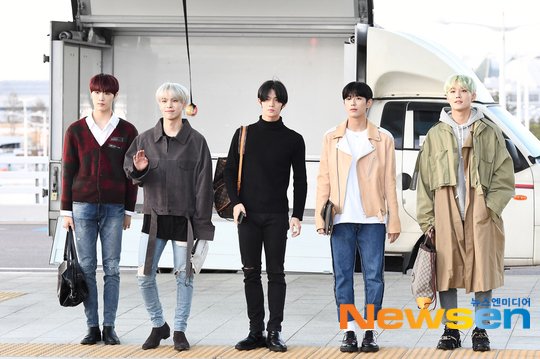 CIX(씨아이엑스) '방콕 쇼케이스 떠나는 독수리 5형제'[포토엔HD] : 네이트 연예