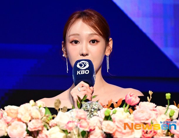 박지영 아나운서, KBO 시상식 진행합니다[포토엔HD] : 네이트 스포츠