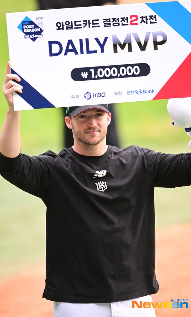 벤자민, WC2차전 데일리MVP[포토엔HD] : 네이트 스포츠