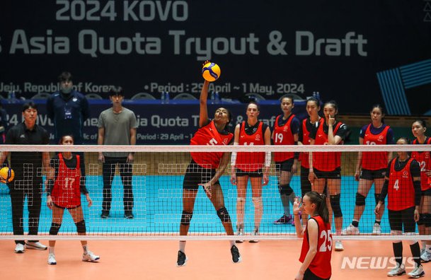 2024 KOVO 여자부 아시아쿼터 트라이아웃 : 네이트 뉴스