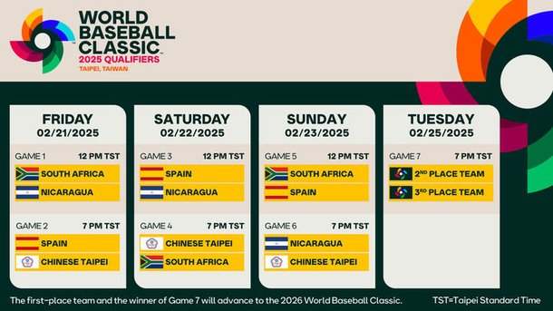 2026 WBC 예선 라운드 일정 공개…대만·중국 등 경쟁 : 네이트 스포츠