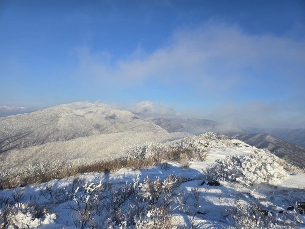 설경 아름다운 지리산 노고단 : 네이트 뉴스
