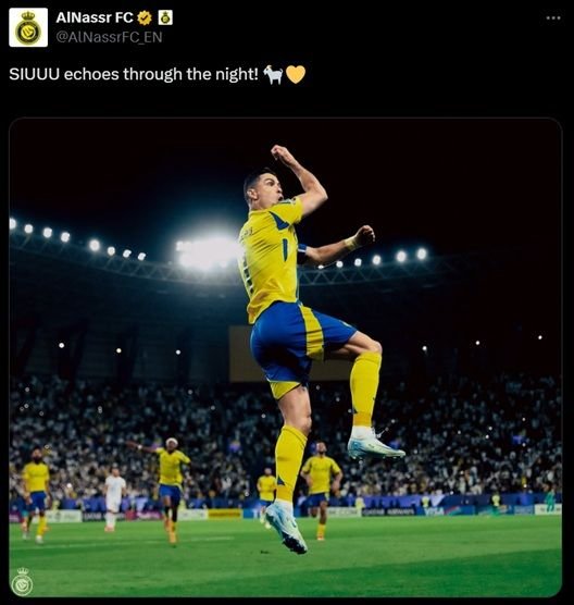 호날두, 개인 통산 927호골 폭발…알나스르, ACLE 8강 진출 성공 : 네이트 스포츠