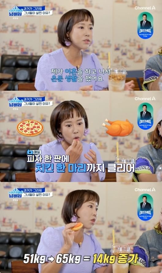 황은정, 윤기원과 이혼후 "우울증 폭식 14㎏↑" : 네이트 연예