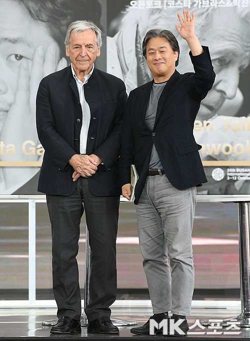 박찬욱X코스타 가브라스 감독, 두 거장이 만나다(종합) [M+BIFF현장] : 네이트 연예