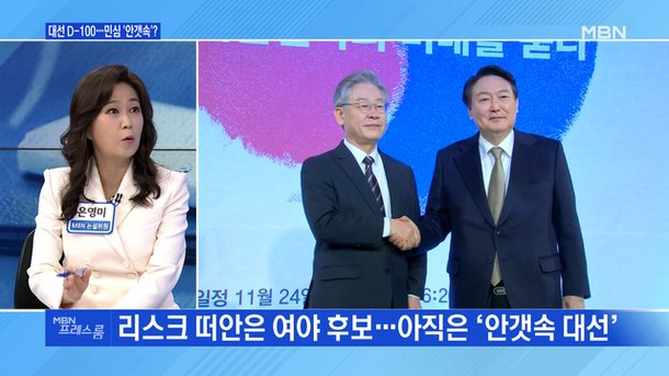 [MBN 프레스룸] D-100…민심 '안갯속'? : 네이트 뉴스