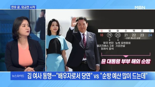 [MBN 뉴스와이드] 윤 대통령 부부, 5박 7일 해외 순방…엘리자베스 2세 여왕 장례식 참석 : 네이트 뉴스