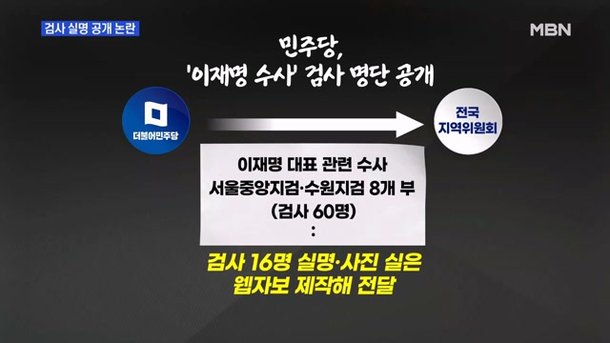 [MBN 프레스룸] 李 수사 검사 실명 공개…한동훈 "역사에 남을 것" : 네이트 뉴스