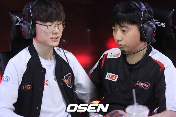[롤챔스] '물러설 수 없는' 9위 SKT-7위 KT , 베스트5 선발 출격 : 네이트 스포츠