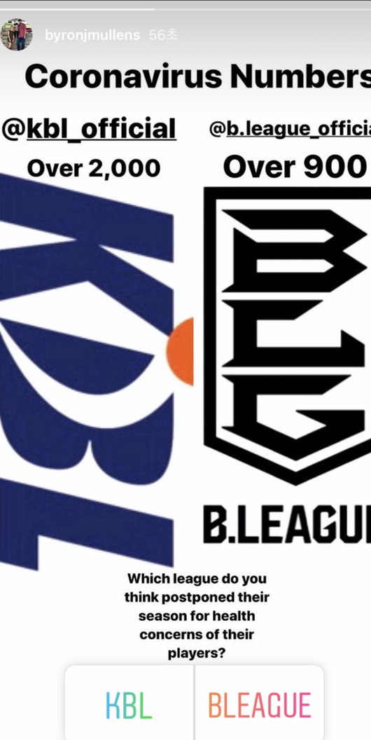 한국 떠나는 멀린스 SNS 파문 "KBL, 선수들 건강위협에도 왜 연기 안하나?" : 네이트 스포츠