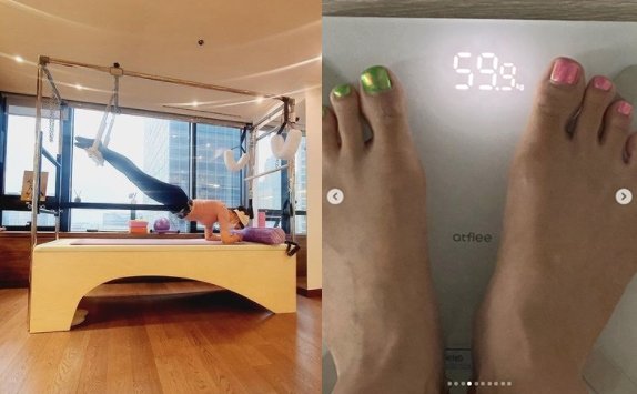 '60.8kg' 장영란, 다이어트 선언하고 이틀만에 50kg대 진입 "유혹 이겨냈다" : 네이트 연예