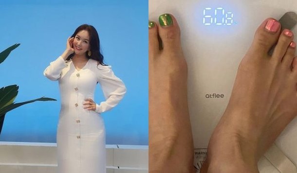 '60.8kg' 장영란, 다이어트 선언하고 이틀만에 50kg대 진입 "유혹 이겨냈다" : 네이트 연예