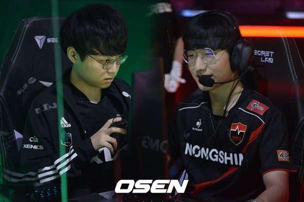 [LCK] 담원-농심, PO 2R 시즌 베스트5 선발 격돌 : 네이트 스포츠