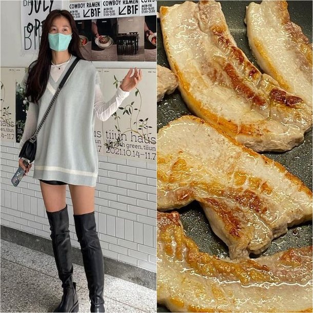 김성은, '171cm·49kg' 애셋맘 우월 몸매 비결 '이거' 였나? "이런 게 행복" : 네이트 연예