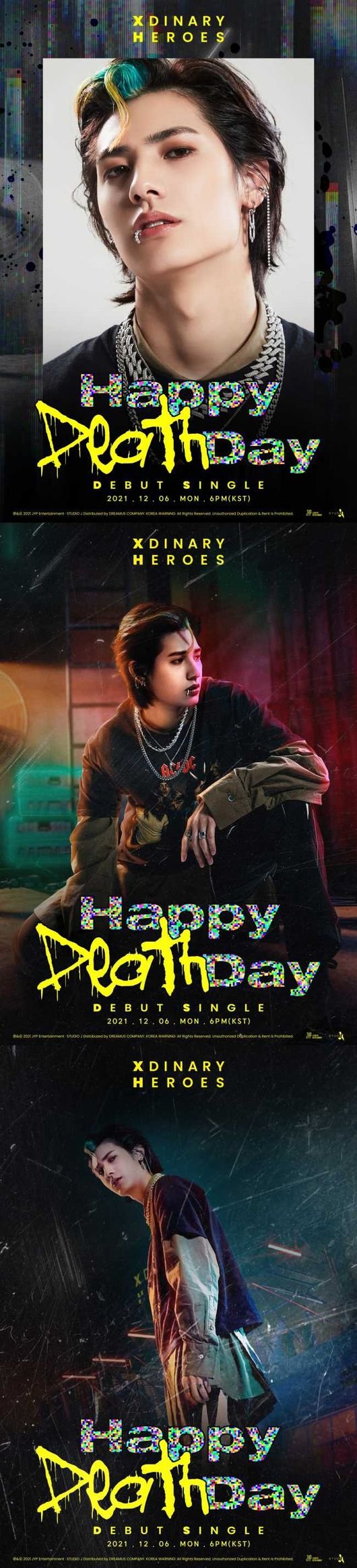 "데뷔 D-7"…JYP 新 보이밴드 엑스디너리 히어로즈, 베이시스트 주연 공개 : 네이트 연예