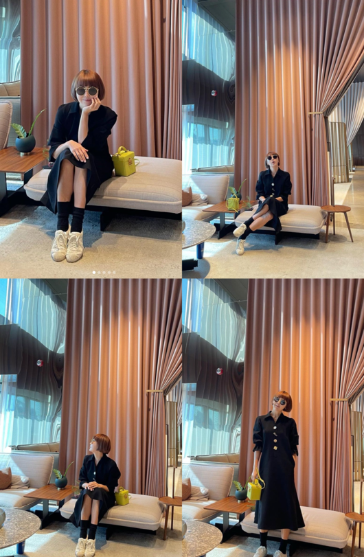 '174cm·55kg' 최은경, 50대 맞아? 맨다리 노출하며 학다리 과시 : 네이트 연예