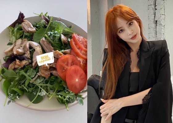 '48kg' 한예슬, ♥10살 연하 만나더니 관리 엄청나네…너무 소박한 한 끼 | 네이트 연예