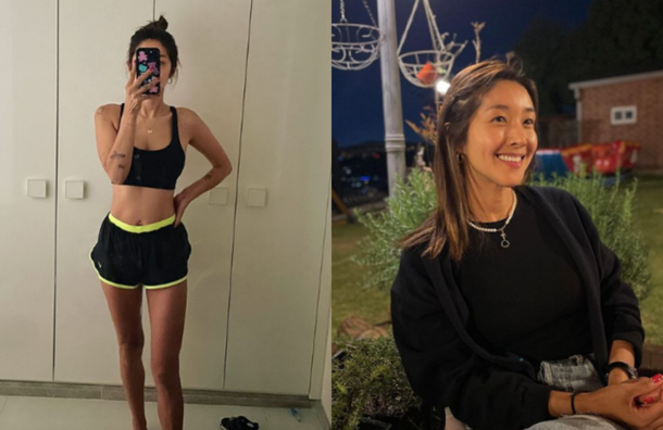 '173cm·54kg' 김빈우, 배가 이렇게 납작한데…"저녁 식사 조절중" : 네이트 연예