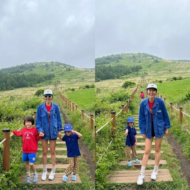 제주살이 김나영 ♥마이큐가 찍어줬나…종아리보다 얇은 허벅지 네이트 연예