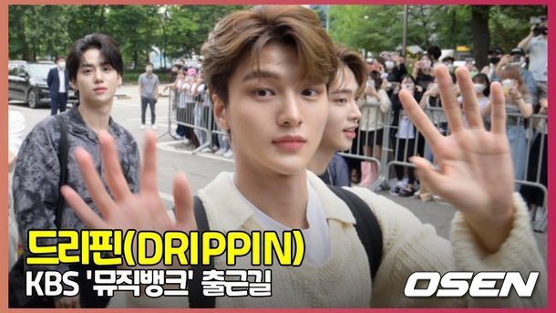 드리핀(DRIPPIN), '설레는 눈맞춤' (뮤직뱅크 출근길) [O! STAR] : 네이트 연예