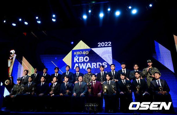 [사진]2022 KBO 시상식 영광의 얼굴들 : 네이트 스포츠
