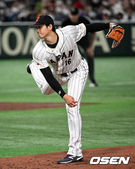 '1R MVP' 오타니 WBC 마지막 투타겸업, 8강전 비장한 각오…"지면 끝" : 네이트 스포츠