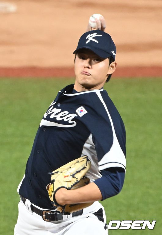 '최고 구속 161km!' 문동주, 5이닝 무실점 승리 투수 요건 갖췄다 [오!쎈 사오싱] : 네이트 스포츠