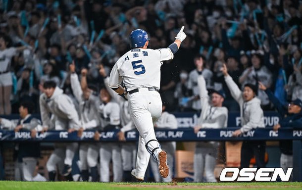 역시 야구의 꽃은 홈런! NC, 4회 서호철-김형준 백투백 홈런 쾅! 쾅! 5-3 역전 [WC1] : 네이트 스포츠