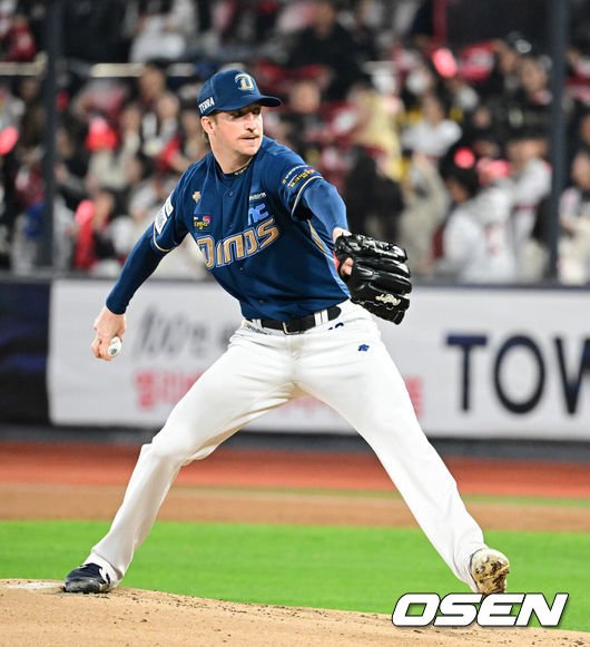 '최고 153km' 6타자 연속 범타…페디는 페디였다. 부상 후유증 없이 완벽한 출발 [PO1] : 네이트 스포츠