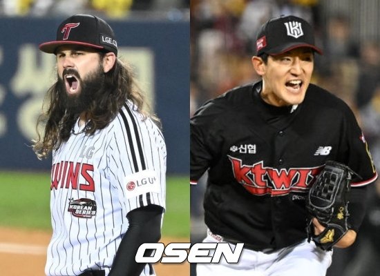 '뚝심의 야구' LG, 1~5차전 동일 라인업…KT, 9번 RF 조용호→정준영 교체 (종합) [KS5] : 네이트 스포츠