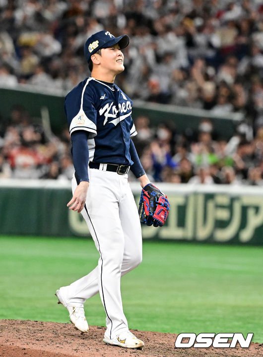 도쿄돔에서쫄지 않고 152km '쾅'…48홀드 필승조의 타자 도전, 왜 아쉬울 수밖에 없나 : 네이트 스포츠