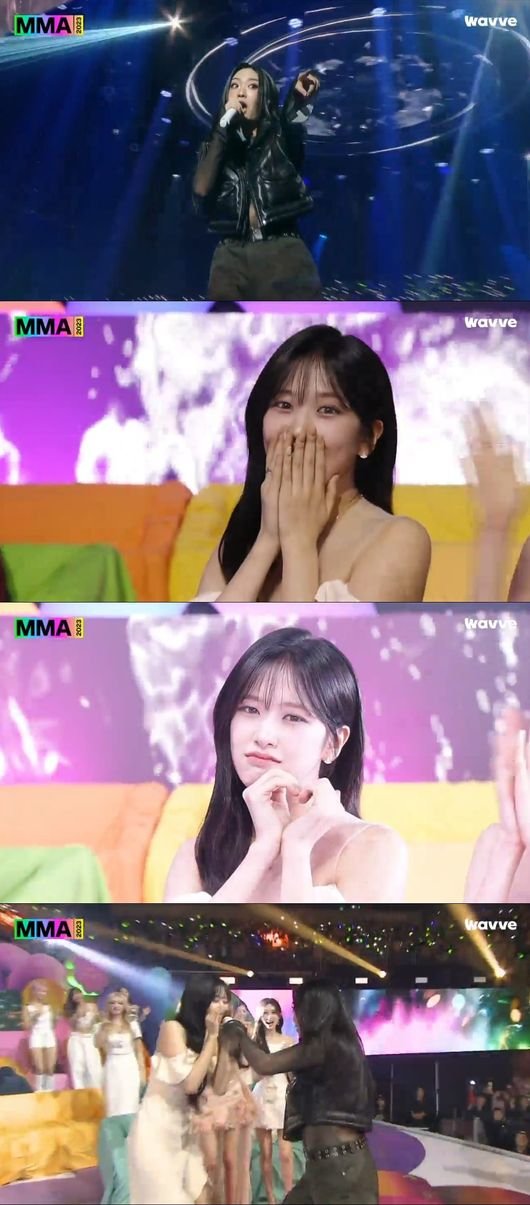 "유진아!!" 이영지, 아이브 샤라웃…역시 '지락실' 케미 [MMA 2023] : 네이트 연예