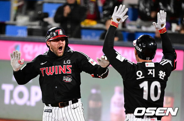 'KS 우승→황금장갑' 복덩이 외인 오스틴, 29년 만에 LG 1루수 골든글러브 수상하다 [GG] : 네이트 스포츠