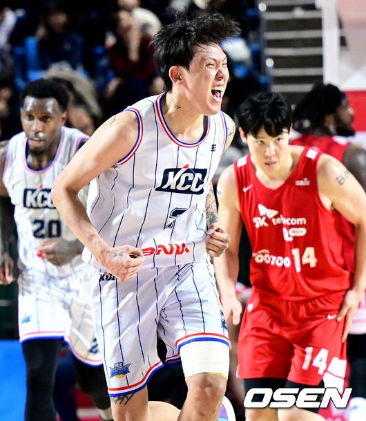 최준용 '친정팀' 울렸다! 허웅과 53득점 합작…KCC, SK 5점 차 제압 : 네이트 스포츠