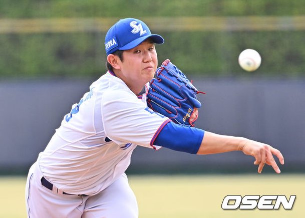 이학주와 맞바꾼 장신 사이드암, 오키나와리그 2G 연속 무실점…NPB 105승 레전드, "구속 비해 구위 뛰어나" 호평 : 네이트 스포츠