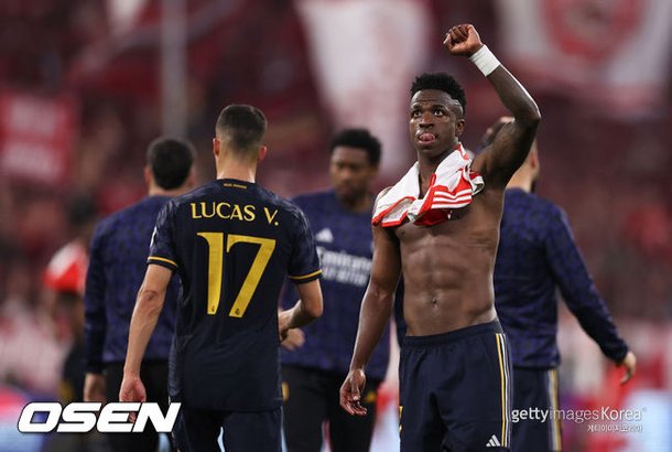 '최하평점 김민재 농락' 비니시우스, UCL 4강 1차전 MOM 등극 [공식발표] : 네이트 스포츠