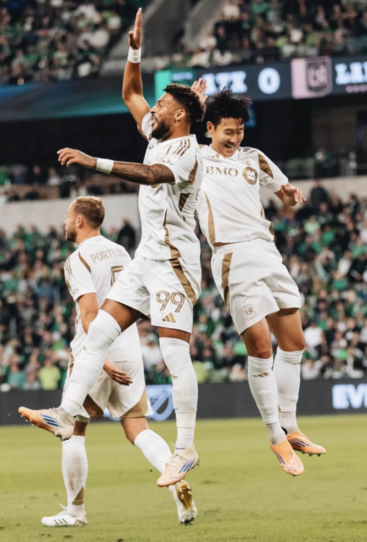 '유후~ 우리가 또 해냈어!' 1골 1도움 폭발 SON, 서부 PO 4강행 확정…LAFC, 2차전 오스틴 4-1 제압[경기 종료] : 네이트 스포츠
