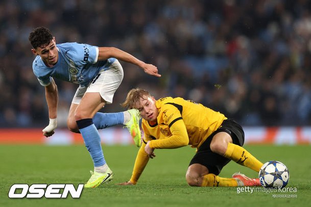 [공식발표] '멀티골 폭발' BVB전 승리 이끈 포든, POTM 선정…첫 UCL 멀티골 : 네이트 스포츠
