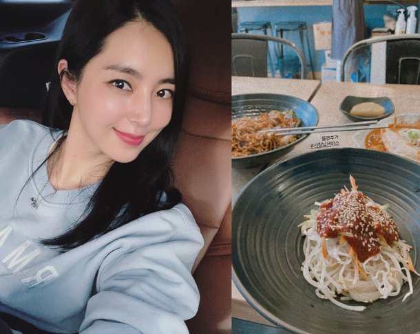 '차세찌♥' 한채아, '혼밥'을 세 그릇이나? 이렇게 잘 먹는데 '165cm·47kg' : 네이트 연예