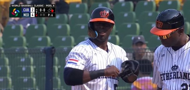 'KIA 출신' 버나디나 멀티히트…네덜란드, '3안타 빈공' 쿠바 잡고 2023 WBC 첫승 [WBC리뷰] : 네이트 스포츠