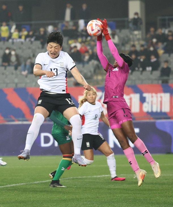 '이금민 해트트릭X박은선 2G-1AS' 콜린벨호,잠비아에 5대0 퍼펙트 승! 2연승 마무리[女A매치 현장 리뷰] : 네이트 스포츠