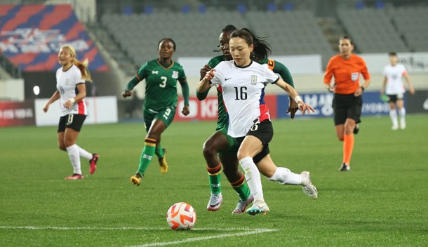 '이금민 해트트릭X박은선 2G-1AS' 콜린벨호,잠비아에 5대0 퍼펙트 승! 2연승 마무리[女A매치 현장 리뷰] : 네이트 스포츠