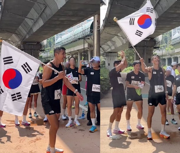 션, 광복절 맞아 81.5km 마라톤 완주…발톱 부상 견디며 투혼 [종합] : 네이트 연예
